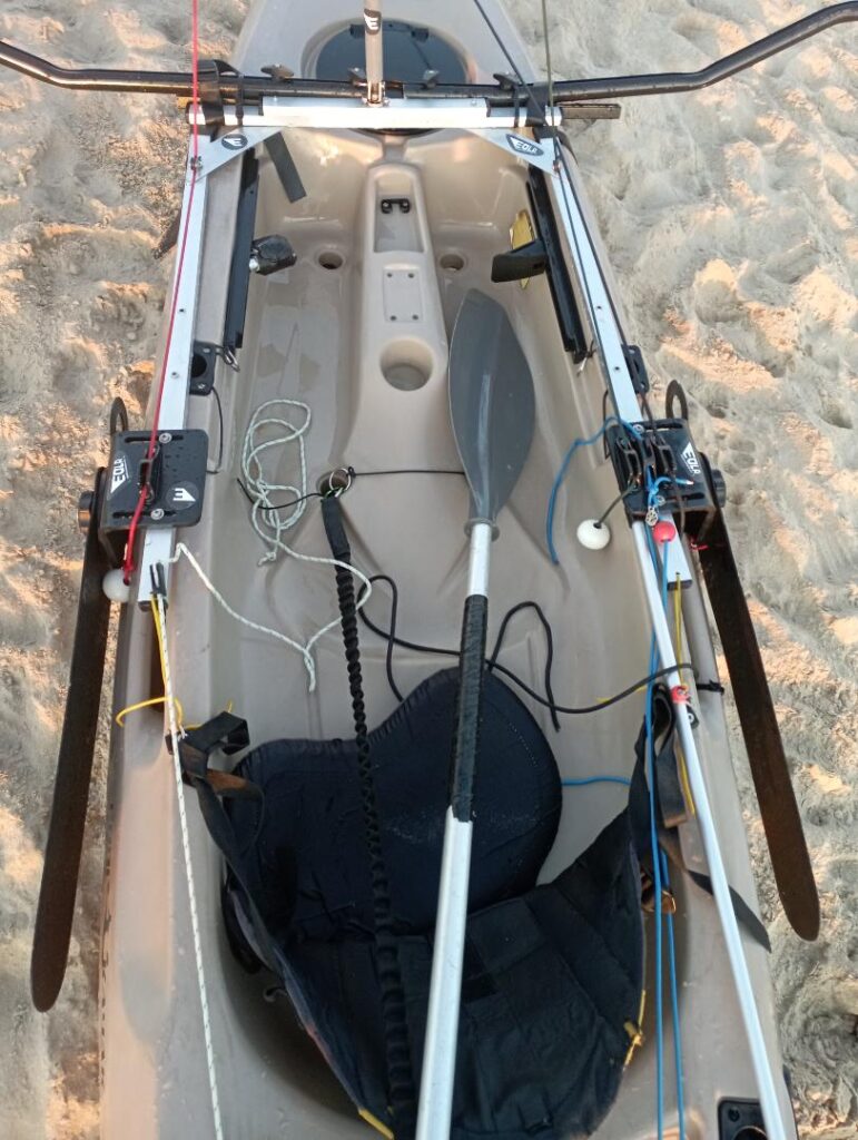 KAYAKS PROBADOS CON VELA Y ACCESORIOS | Velaeola